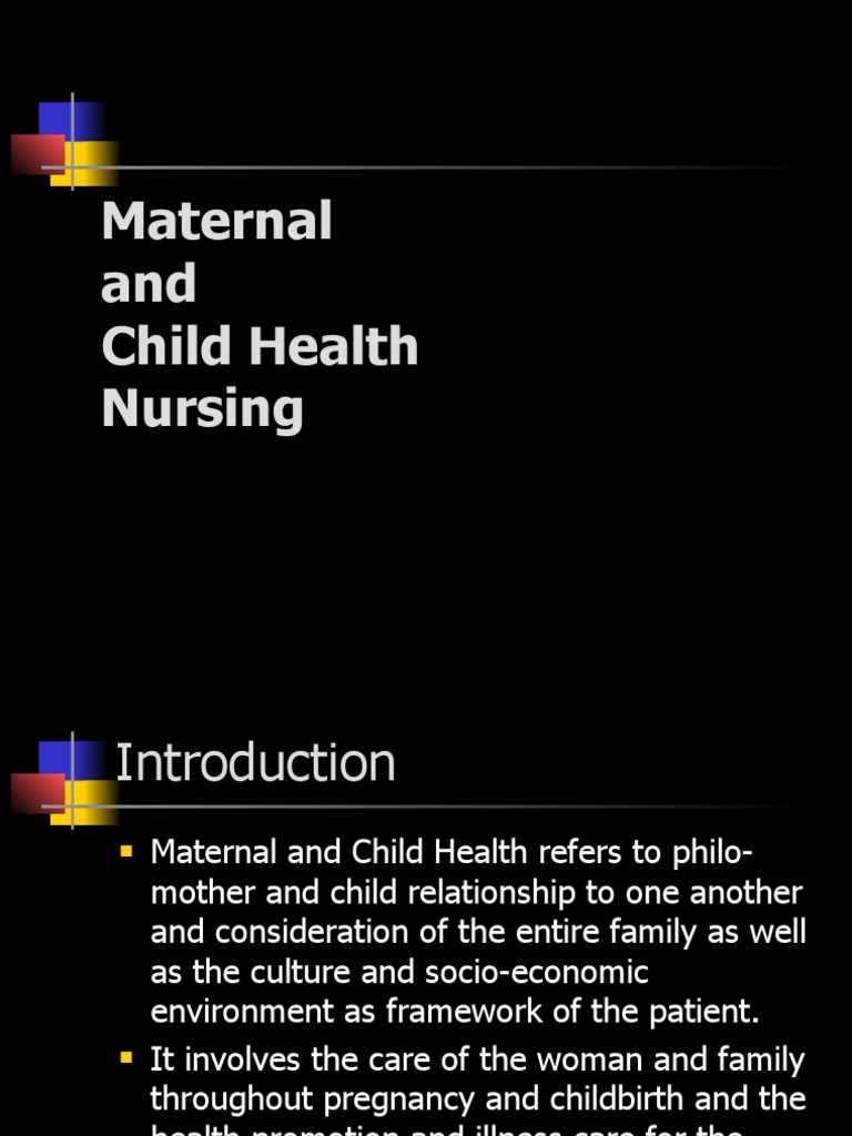 Maternal and Child Health Nursing Guide | PDF | Birth Control | Human ...