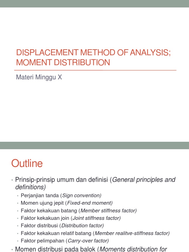 Analisis Metode Displacement dalam Struktur | PDF | Sains & Matematika