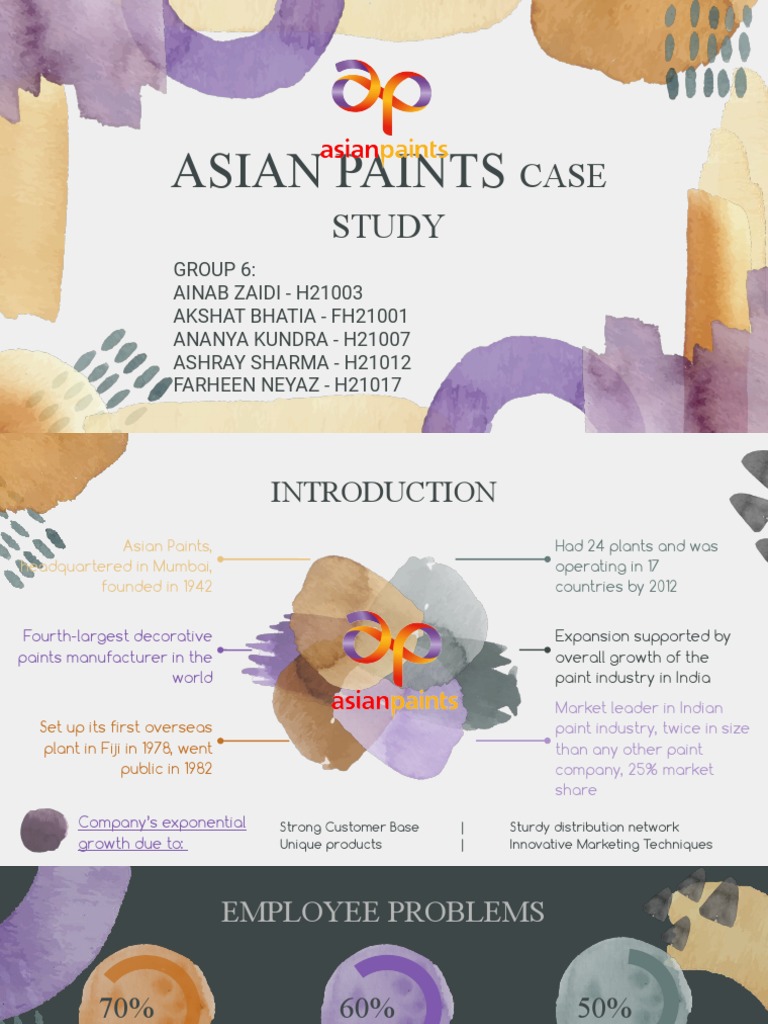 Asian Paints: Case Study | PDF | Employment | Leadership