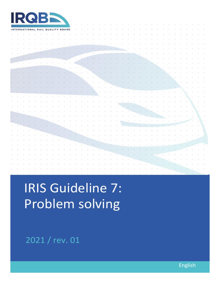 IRIS Guideline 7: Problem Solving: English | PDF | Risk Management ...