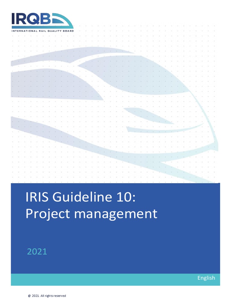 IRIS Guideline 10: Project Management: English | PDF | Project ...
