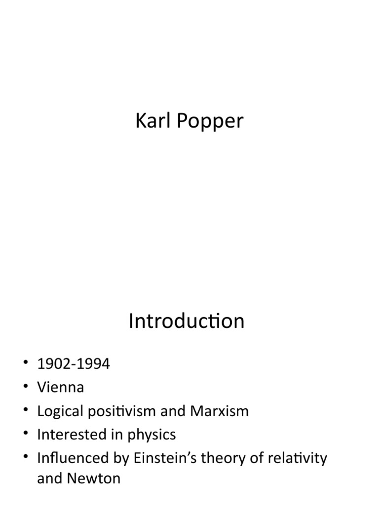 Karl Popper | PDF