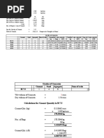 PCC MIX M15 (Calculation Sheet) | PDF