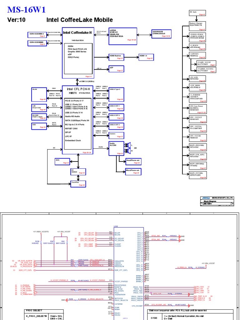 Msi Gf65 Thin 9sd Ms-16w1 Rev 1.0 | PDF | Computer Companies Of The ...