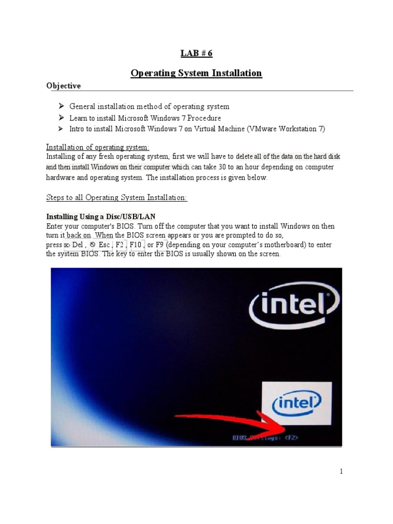 Operating System Installation: Objective | PDF | Bios | Booting
