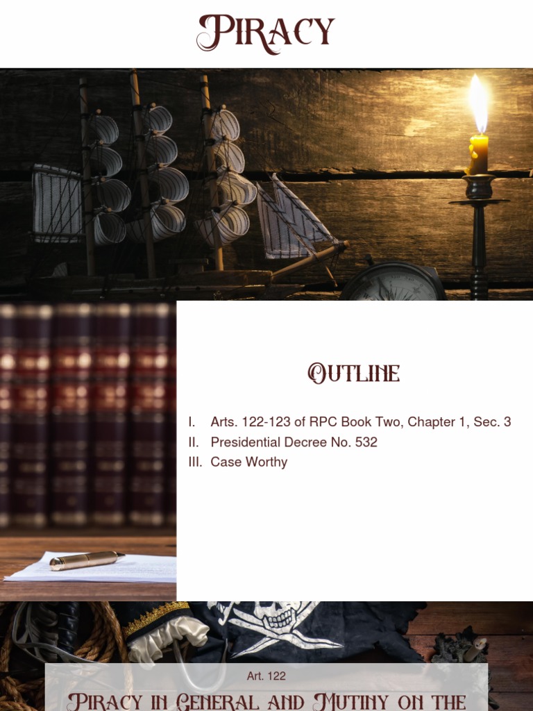 Philippine Piracy Law Overview | PDF | Piracy | Common Law