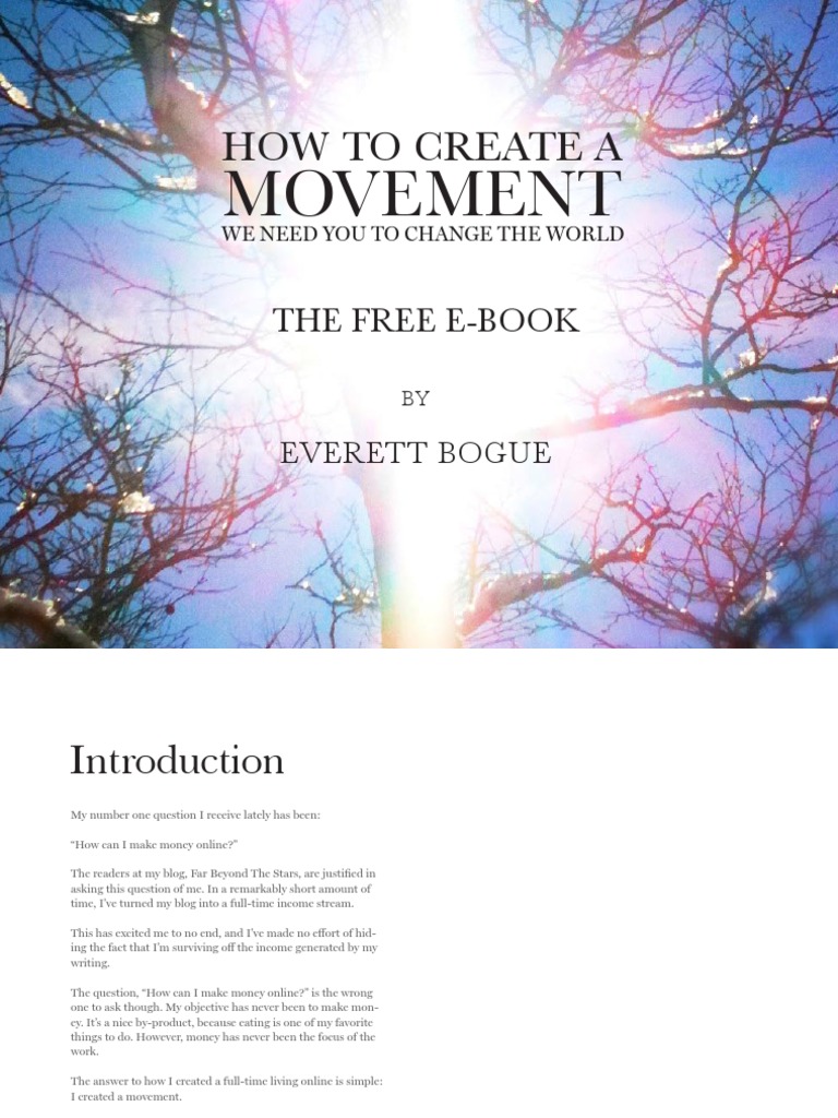 How To Create A Movement | PDF