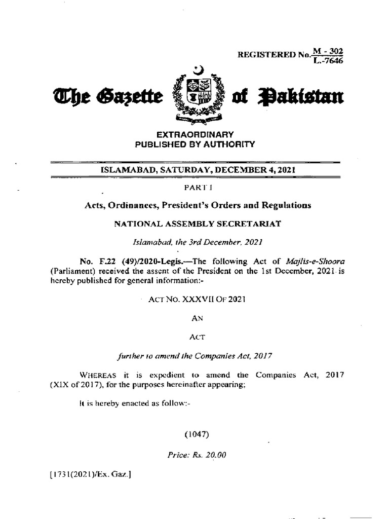 Companies Amendment Act 2021 Summary | PDF | Regulatory Compliance ...