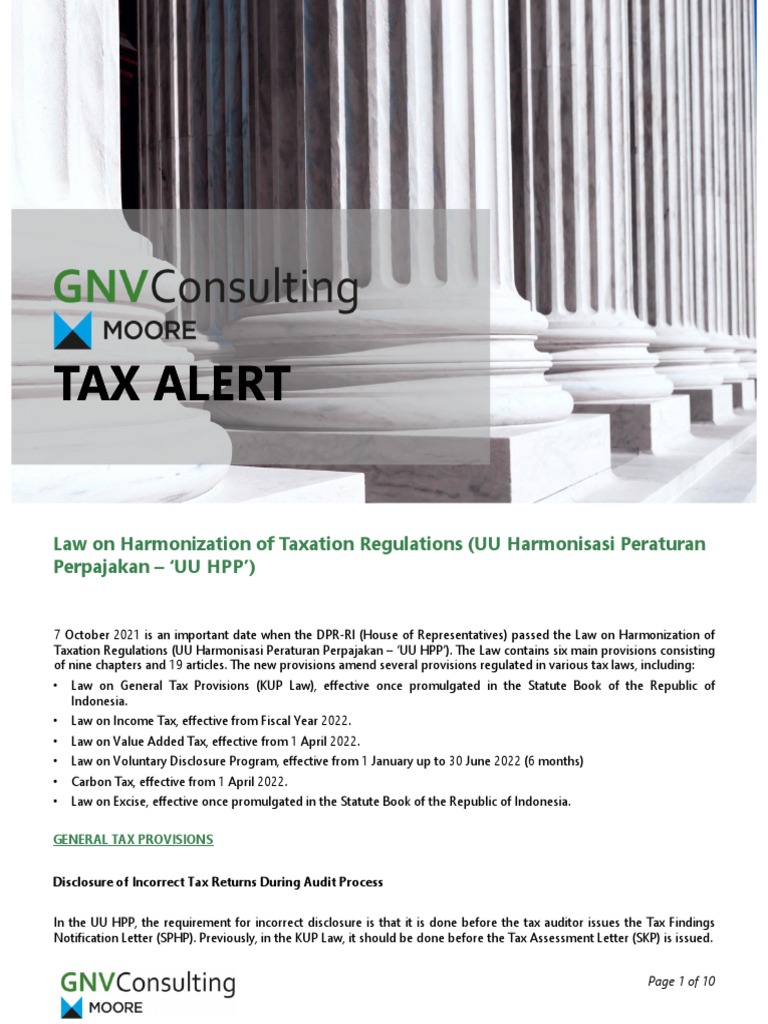 Tax Alert - Oct 2021 | PDF | Taxes | Value Added Tax