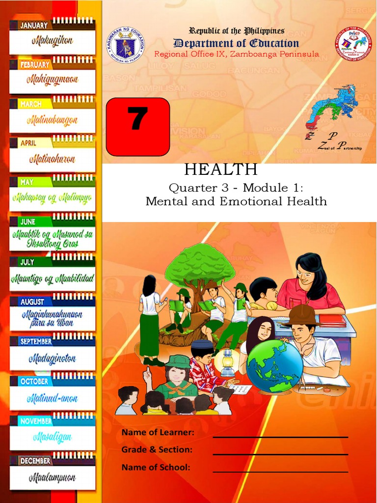 Grade 7 HEALTH Q3 M1 | PDF | Stress (Biology) | Psychology