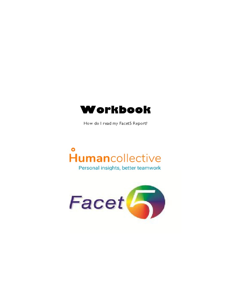 Workbook How To Read My Facet5-Report | PDF | Psychological Concepts ...