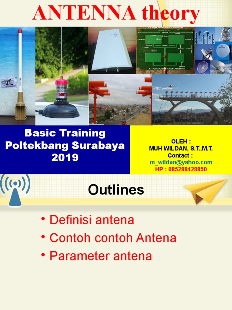 Materi 2.c - Antena Teory | PDF | Polarization (Waves) | Antenna (Radio)