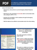 Code Blue Team: Roles and Function: Stage 1: Activation Phase | PDF ...