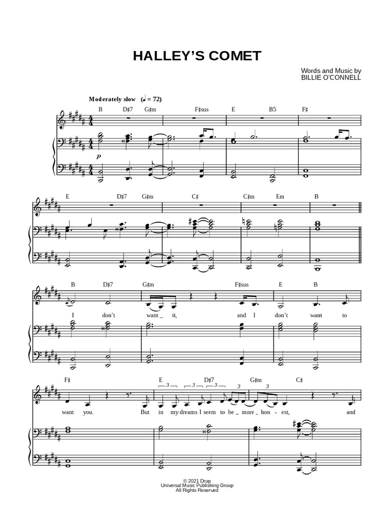 Halleys Comet Billie Eilish Skotd1 | PDF