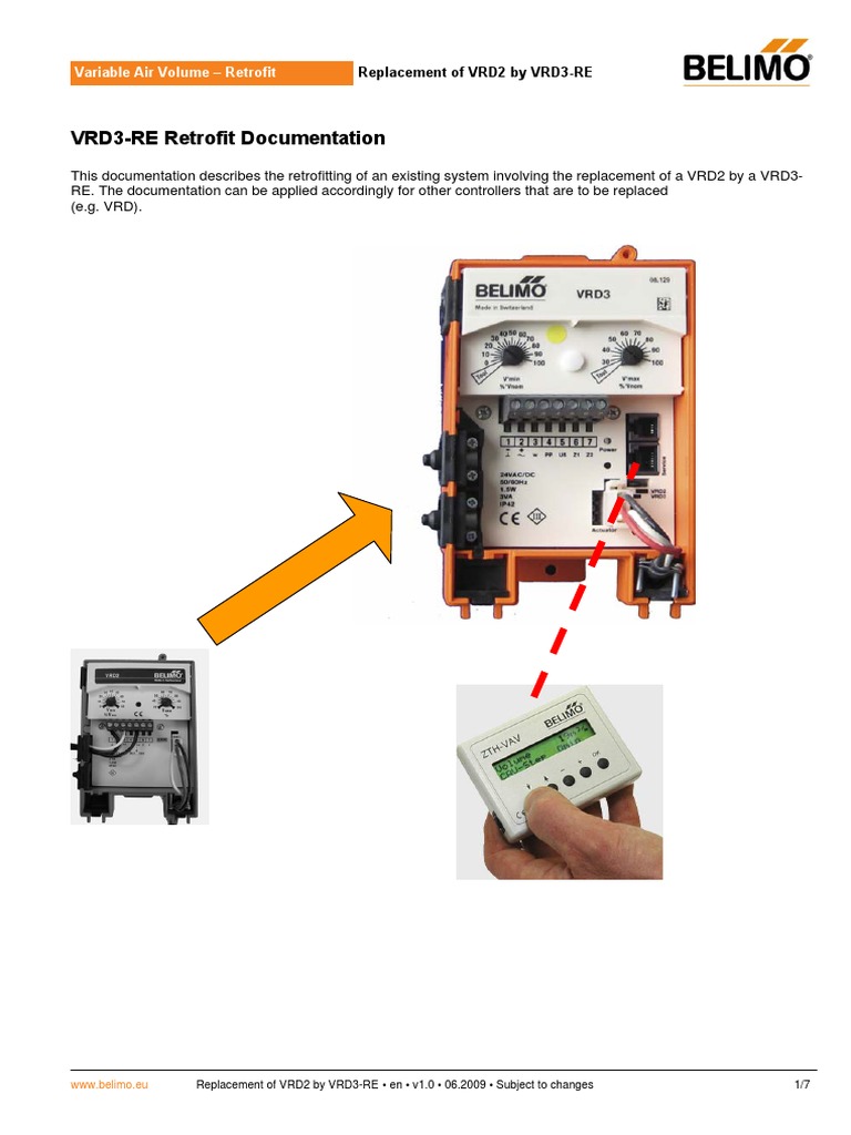 VRD3-RE Retrofit Documentation: Variable Air Volume - Retrofit | PDF ...
