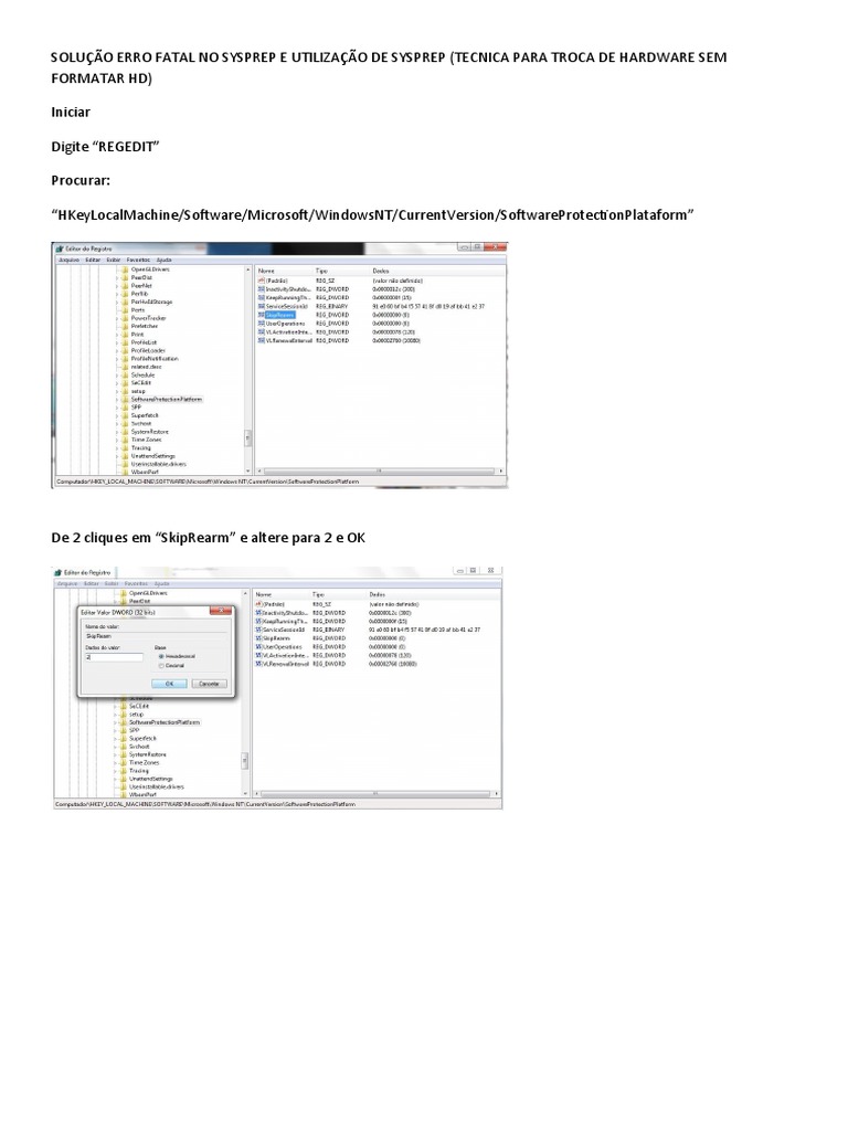 Solução Erro Fatal No Sysprep e Utilização de Sysprep - Tecnica para ...