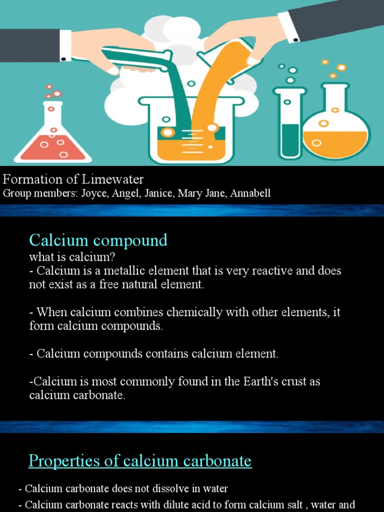 Formation of Limewater | PDF | Oxide | Calcium