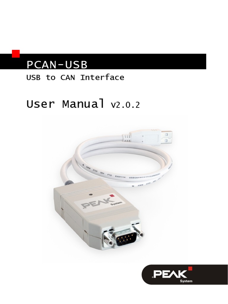 Pcan-Usb Userman Eng | PDF | Usb | Device Driver