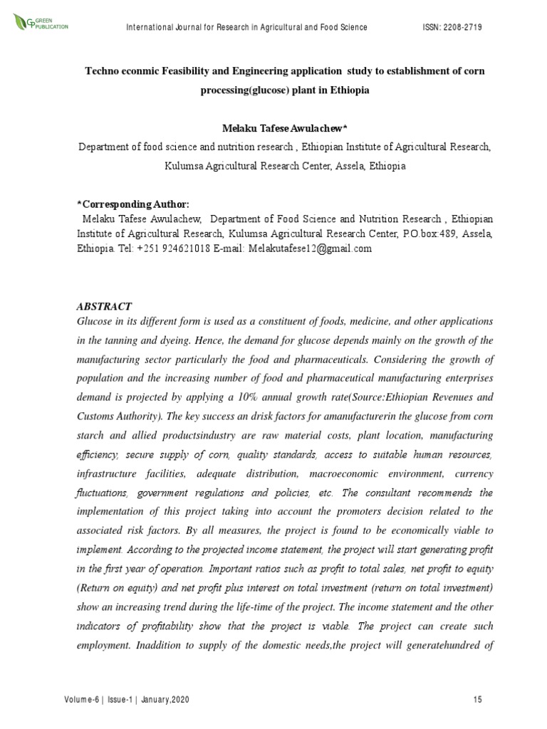 1173-Article Text-2795-1-2-20191209 | PDF | Cost Of Goods Sold | Starch