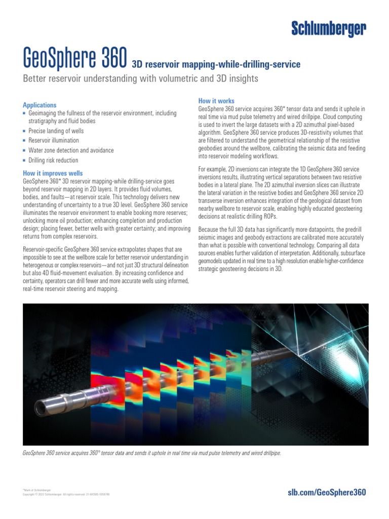 Geosphere 360 Ps | PDF | Petroleum Reservoir | Computing