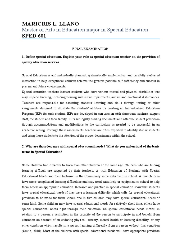 Special Education Strategies and Insights | PDF | Special Education ...