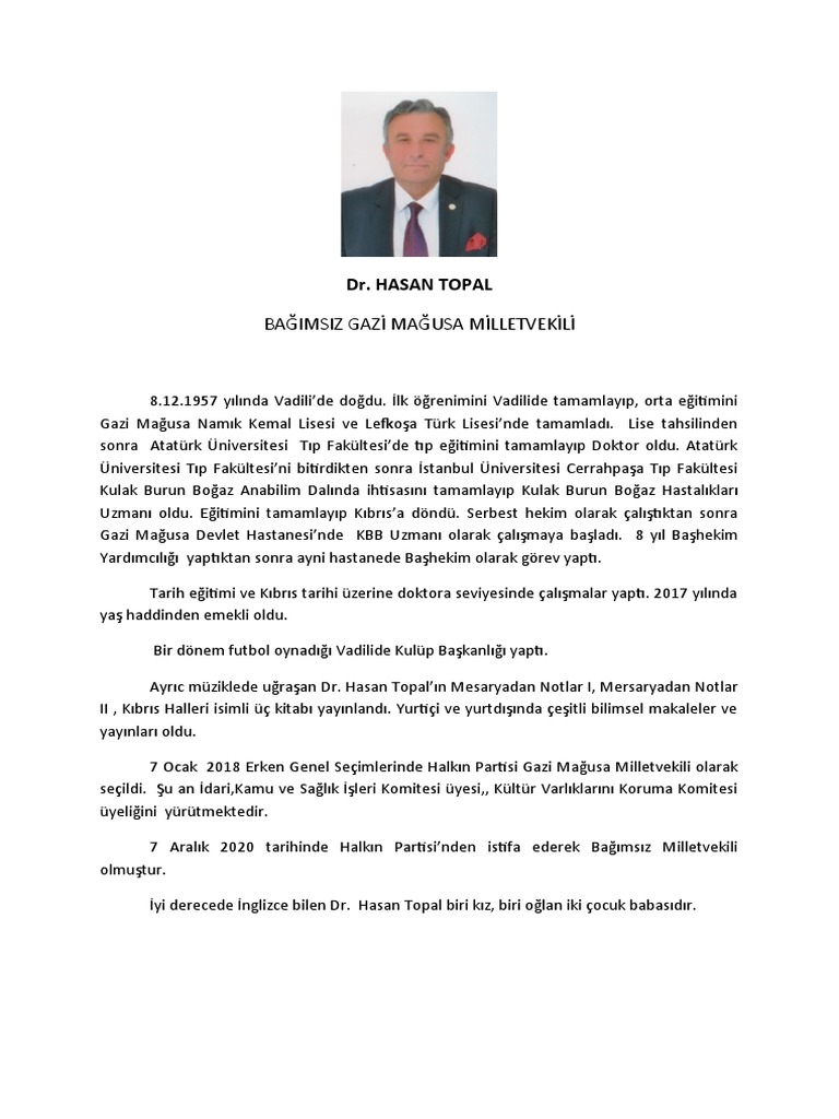 DR Hasan Topal | PDF
