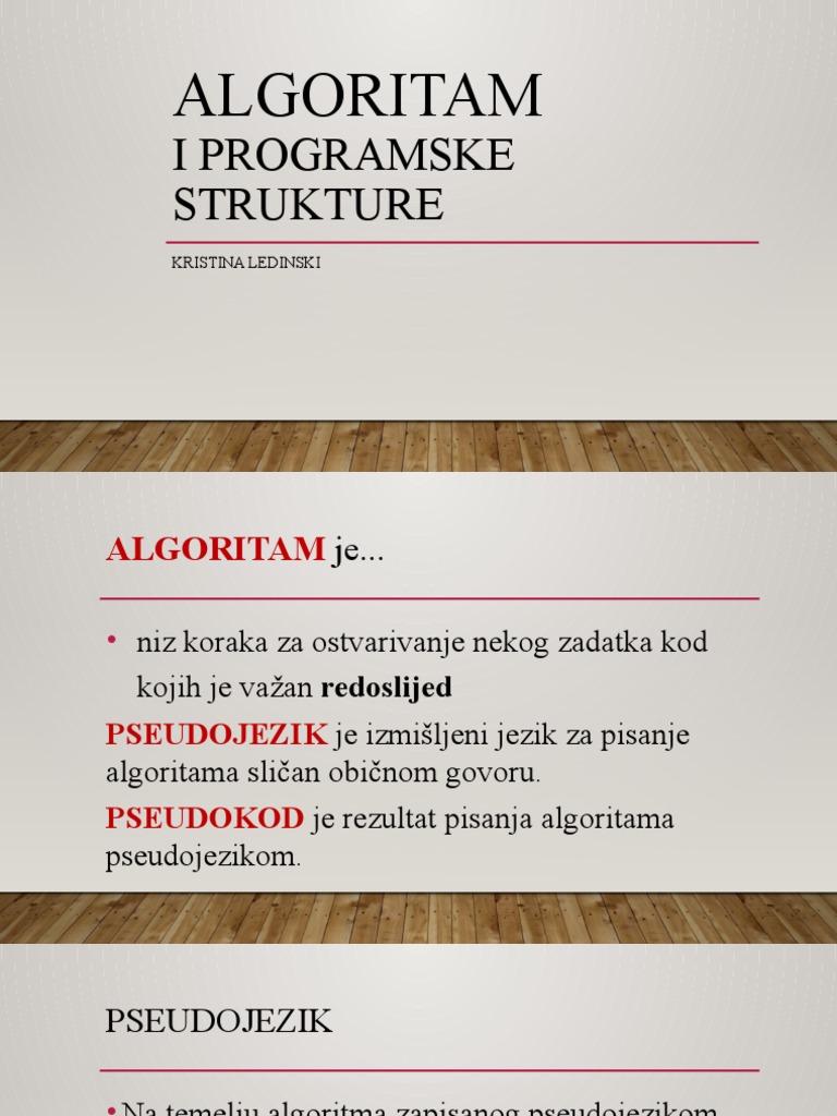 2 02 Algoritam I Prog Strukture | PDF