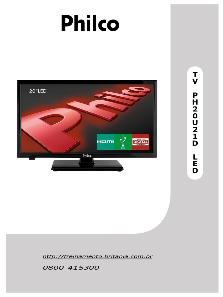 Philco+PH20U21D+LED+Ver A | PDF | Informática | Programas