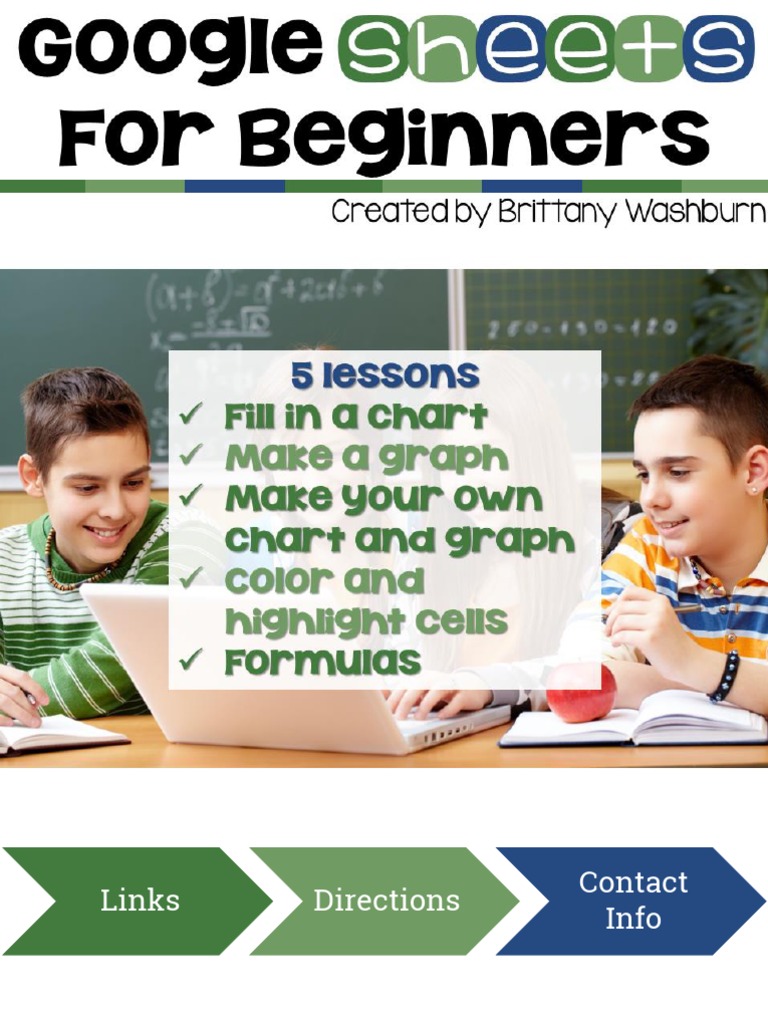 2 - Google Sheets Lessons For Beginners Distance Learning | PDF ...