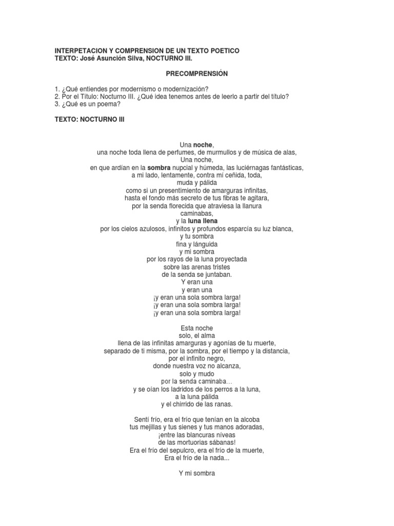 Ejemplo Un Texto Poetico | PDF