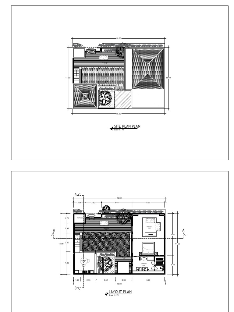 Villa Construction Plans and Drawings | PDF | Storm Drain | Roof