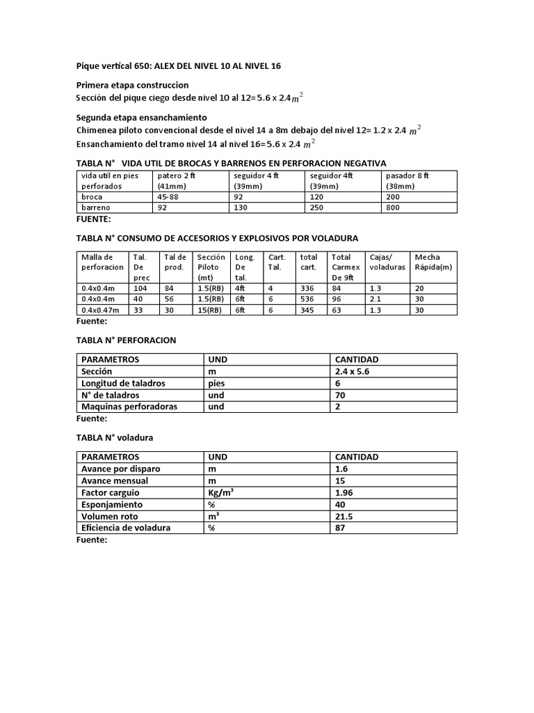 Pique Vertical 650 Alex | PDF | Roca (geología) | Ciencias fisicas