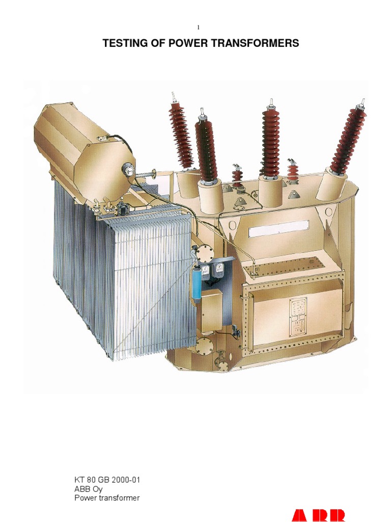 Power Transformer Testing Procedures | PDF | Electrical Breakdown ...