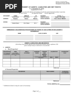 SALN Form Blank and Editable | PDF | Identity Document | Social ...