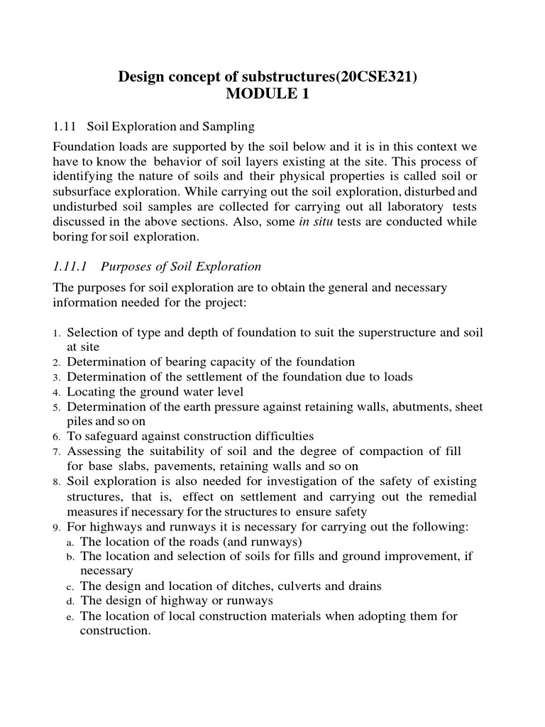 Design Concept of Substructure | PDF | Civil Engineering | Earth Sciences