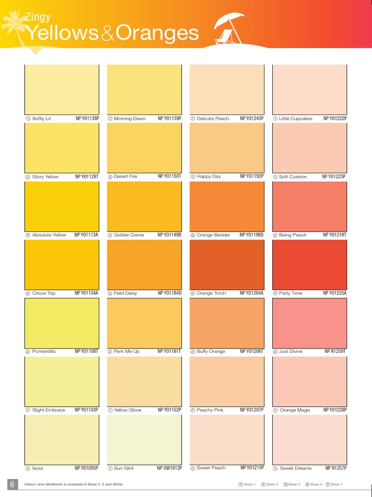 Nippon Paint Colour Chart | PDF | Color | Artistic Techniques