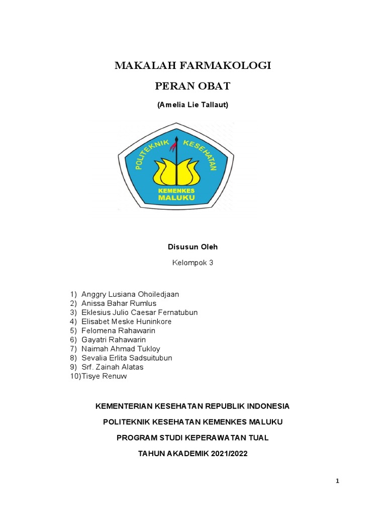 Makalah Pengertian Peran Dan Kerja Obat | PDF | Pengembangan Diri ... Makalah Pengertian Peran Dan Kerja Obat | PDF | Pengembangan Diri ...