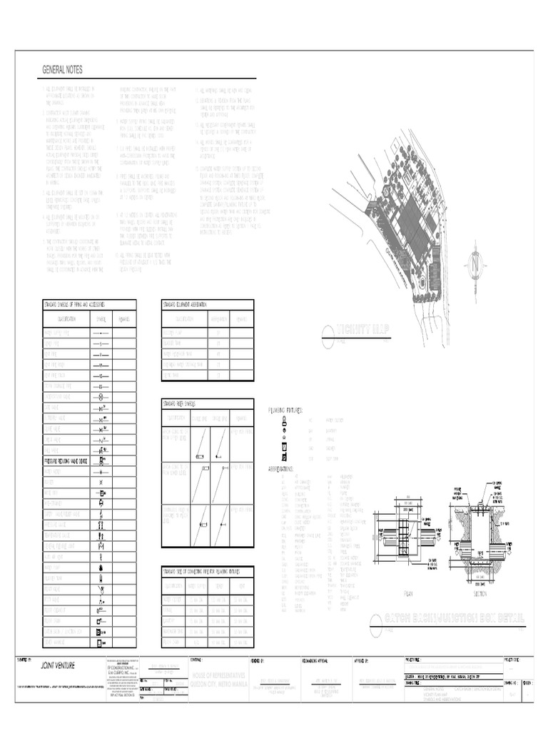 pl-01 General Notes, Legends, Symbols & Drawing List-Layout1 | PDF