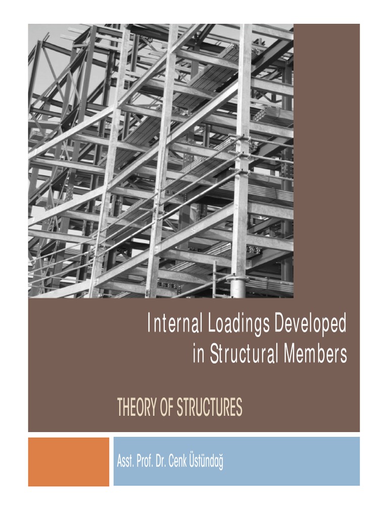 Internal Loadings Developed in Structural Members: Theory of Structures ...