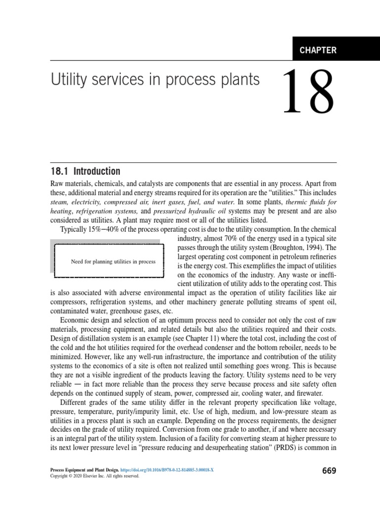Utility Services in Process Plants | PDF | Steam | Furnace