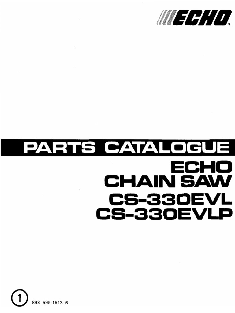 Echo CS-330EVL and CS-330EVLP | PDF