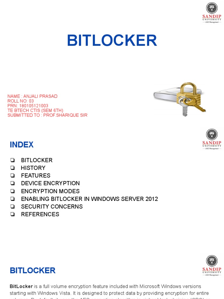 BITLOCKER | PDF | Computer Architecture | Computer Science