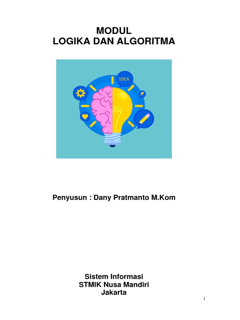 Modul Logika Algoritma | PDF | Metode & Bahan Ajar | Teknologi & Rekayasa