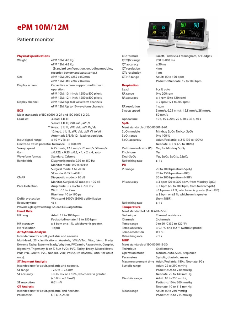 Datasheet EPM Modular 10M 12M | PDF | Ieee 802.11