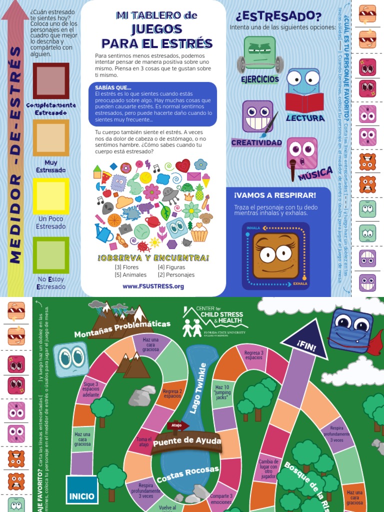 Juegos para Manejar el Estrés Infantil | PDF | Estrés (biología)