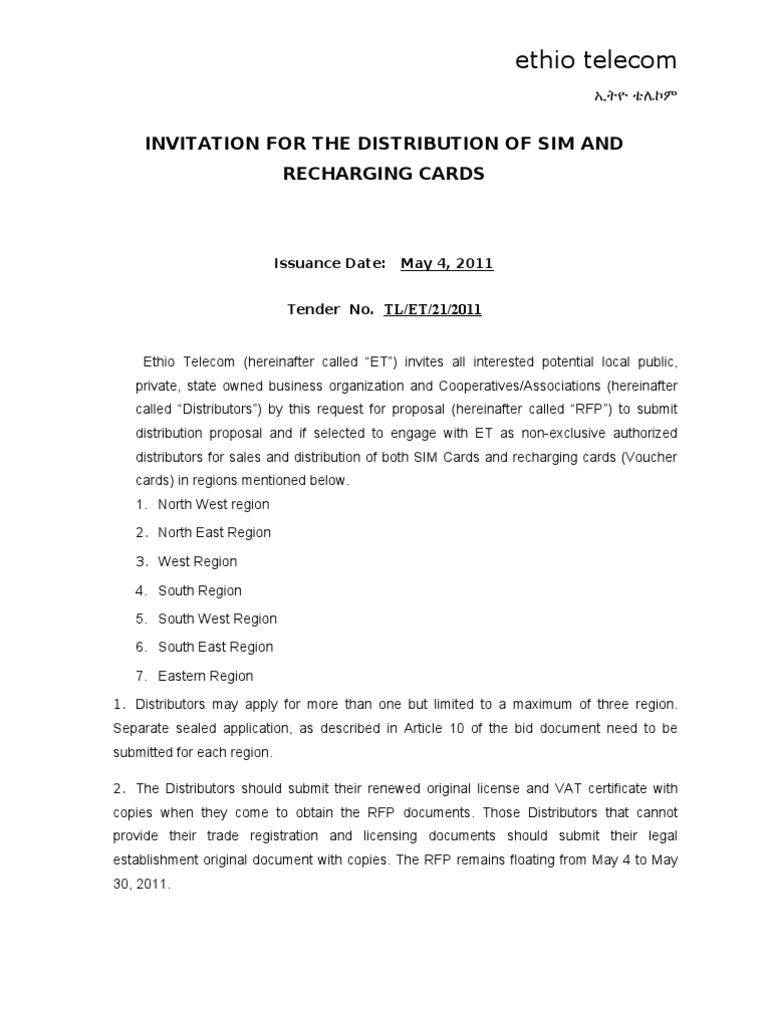 Invitation For RFP | PDF | Request For Proposal | Business