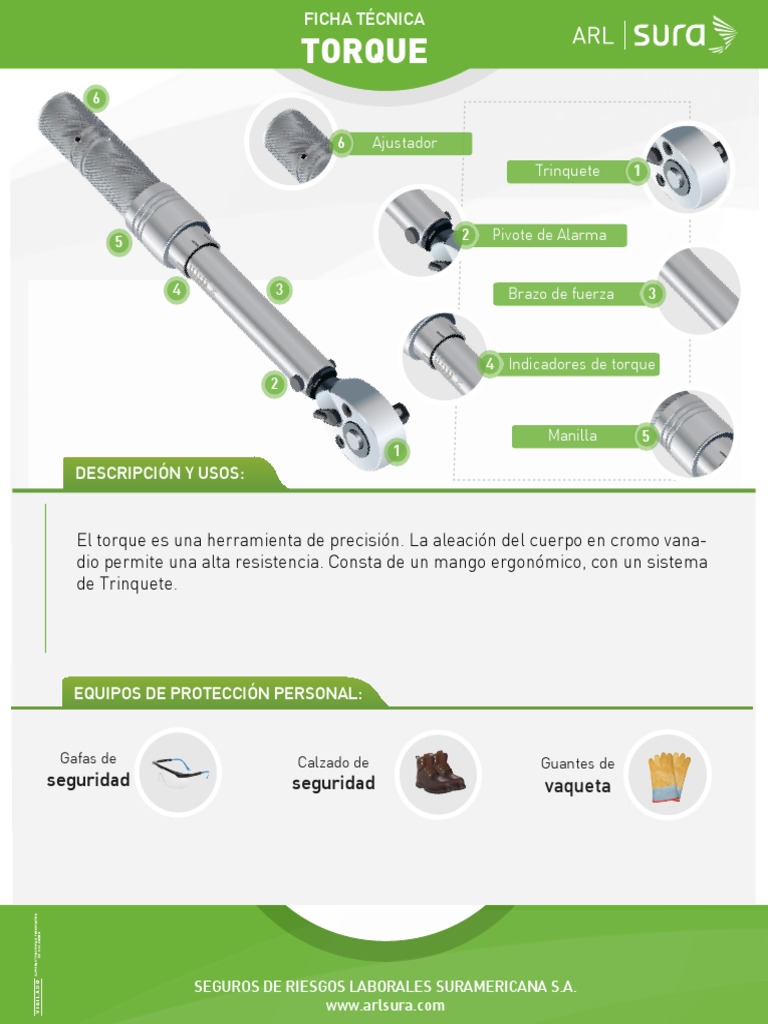 Torque | PDF | Herramientas | Factores humanos y ergonomía