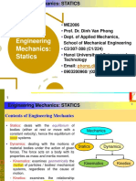 Statics Formula Sheet PDF | PDF