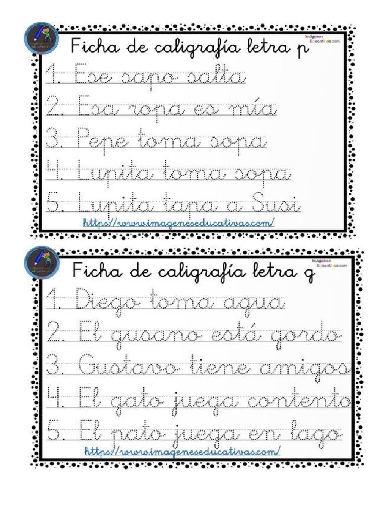 Caligrafia Lletra Lligada Frases | PDF