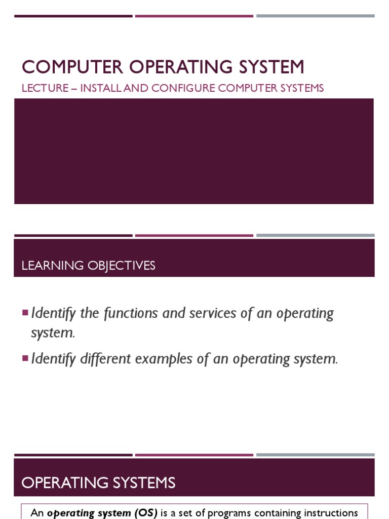 Operating System | PDF | Operating System | Graphical User Interfaces